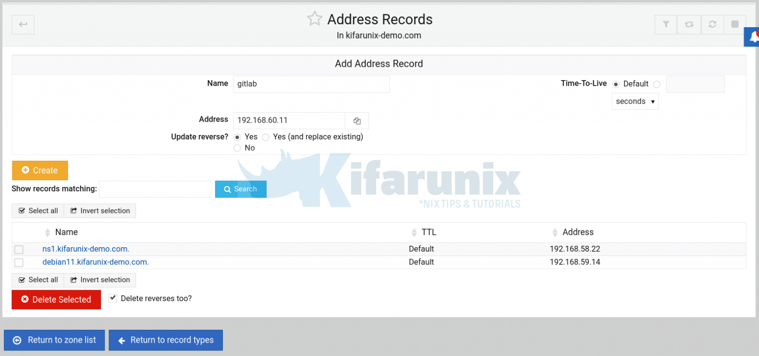 Configure Bind Dns Server Using Webmin On Debian 11