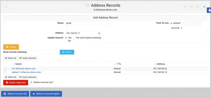 Configure Bind Dns Server Using Webmin On Debian 11