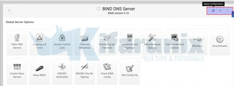 Configure BIND DNS Server using Webmin on Debian 11 - kifarunix.com