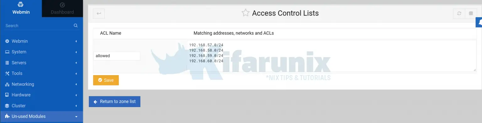 Configure BIND DNS Server using Webmin on Debian 11 - kifarunix.com