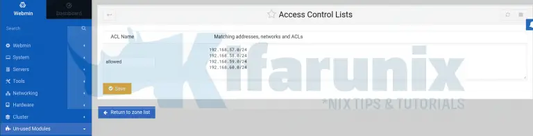 Configure BIND DNS Server using Webmin on Debian 11 - kifarunix.com