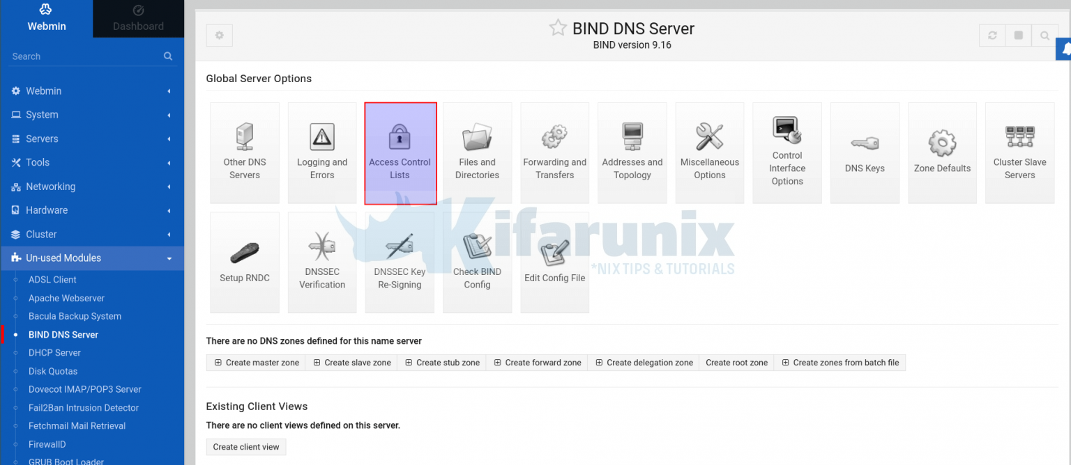 Configure Bind Dns Server Using Webmin On Debian 11