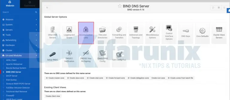 Configure Bind Dns Server Using Webmin On Debian 11 