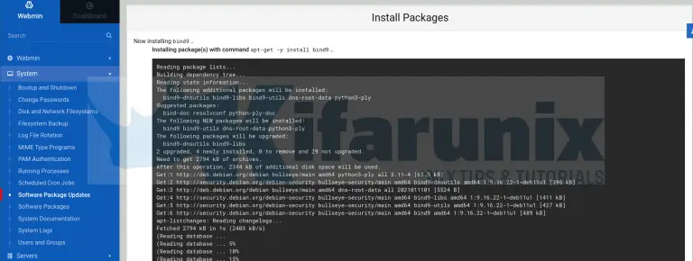 Configure BIND DNS Server using Webmin on Debian 11 - kifarunix.com