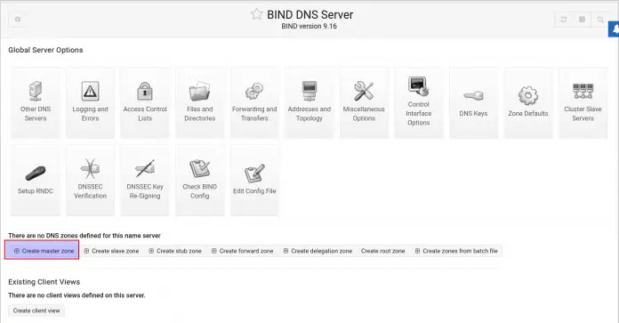Configure BIND DNS Server using Webmin on Debian 11 - kifarunix.com