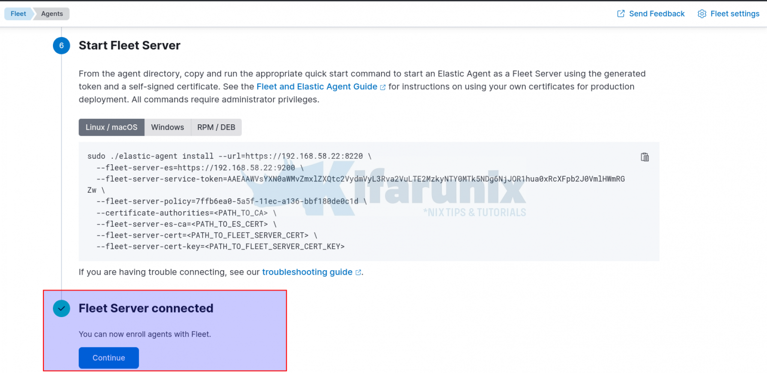 Ship System Logs to ELK Stack using Elastic Agents - kifarunix.com
