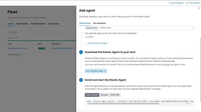 Install and Enroll Elastic Agents to Fleet Manager in Linux - kifarunix.com