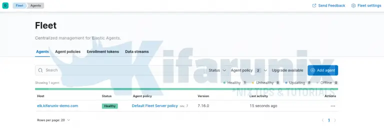Ship System Logs to ELK Stack using Elastic Agents - kifarunix.com