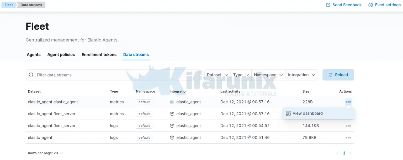 Ship System Logs to ELK Stack using Elastic Agents - kifarunix.com
