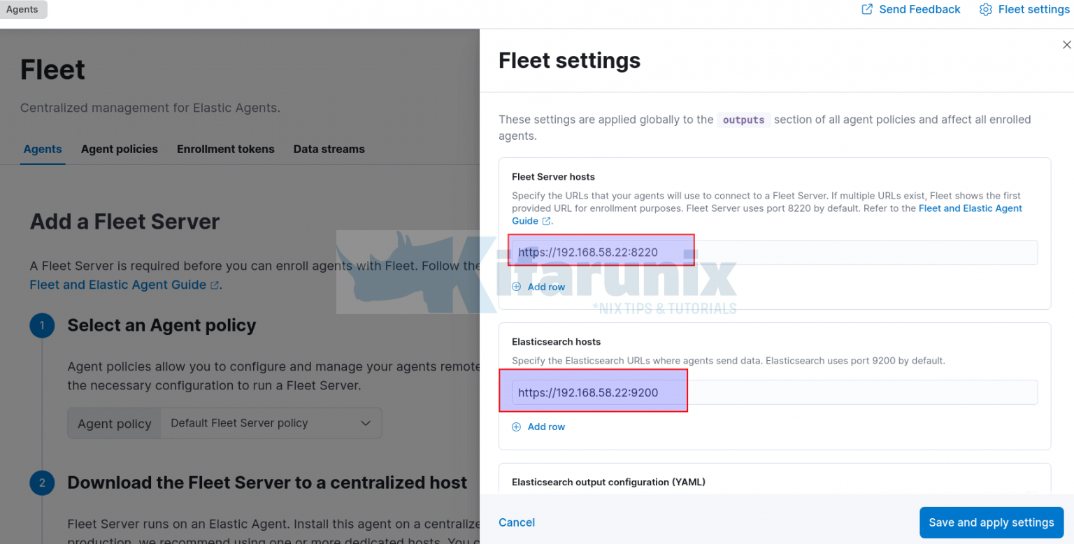 Ship System Logs to ELK Stack using Elastic Agents - kifarunix.com