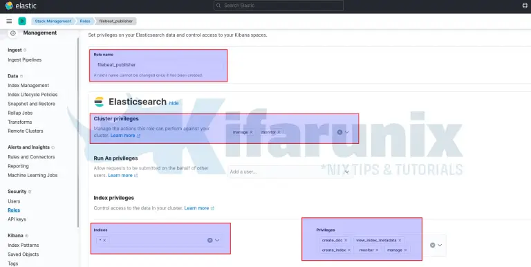 Configure Filebeat-Elasticsearch Authentication - kifarunix.com
