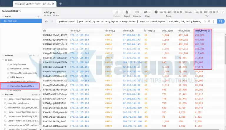 Analyze Network Traffic Using Brim Security - kifarunix.com