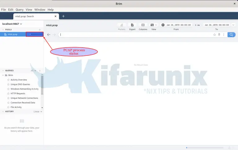 Analyze Network Traffic Using Brim Security - kifarunix.com