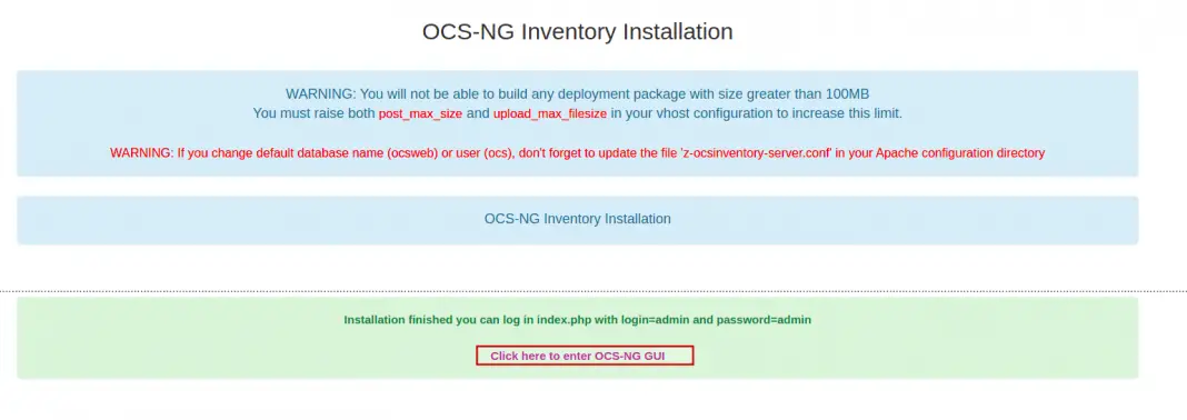 Install and Setup OCS NG Inventory Server on CentOS 7 - kifarunix.com