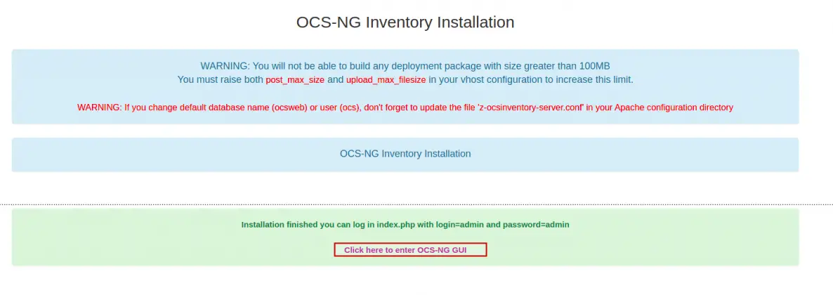 Install and Setup OCS NG Inventory Server on CentOS 7 - kifarunix.com