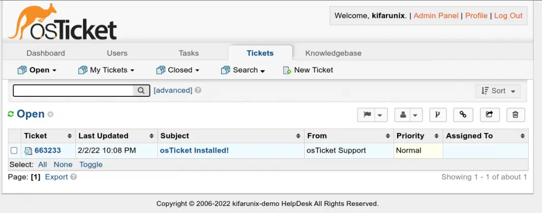 Install osTicket Ticketing System on Ubuntu 22.04/Ubuntu 20.04 - kifarunix.com