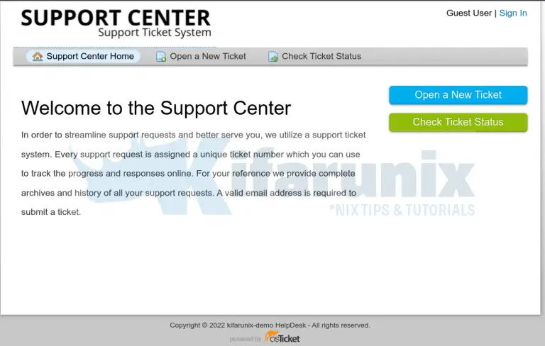 Install osTicket Ticketing System on Ubuntu 22.04/Ubuntu 20.04 - kifarunix.com