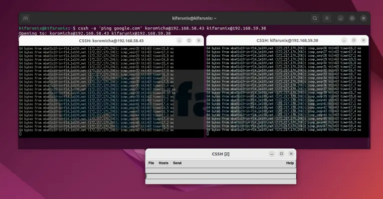Install and Use ClusterSSH on Ubuntu 22.04/Ubuntu 20.04 - kifarunix.com
