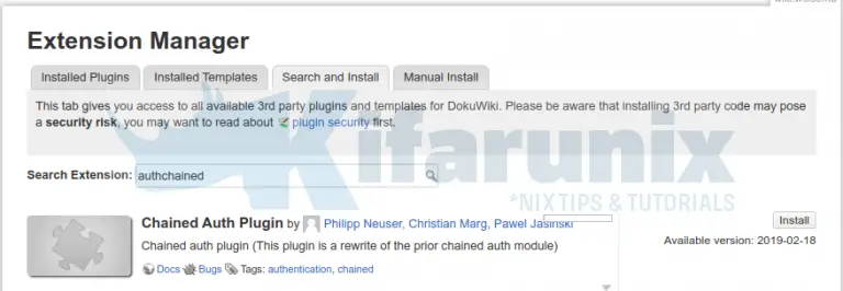 How to Configure DokuWiki OpenLDAP Authentication - kifarunix.com How to Configure DokuWiki OpenLDAP Authentication - kifarunix.com