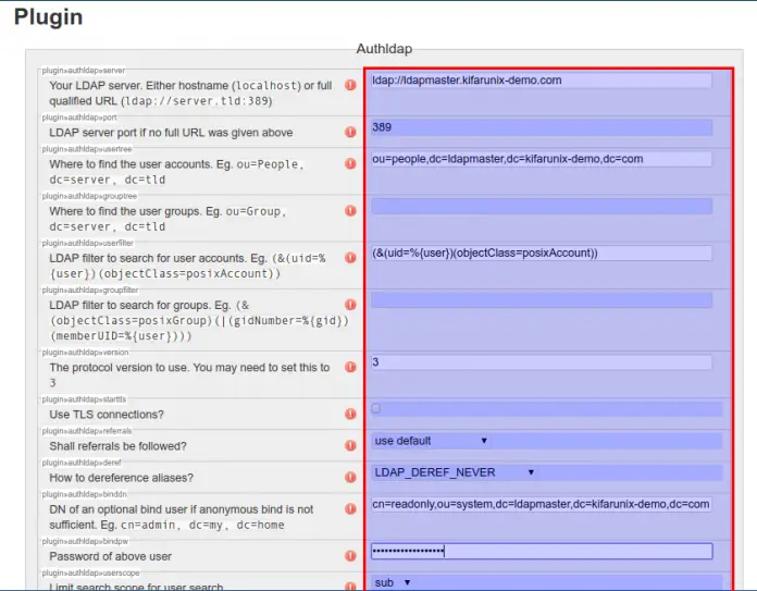 How to Configure DokuWiki OpenLDAP Authentication - kifarunix.com How to Configure DokuWiki OpenLDAP Authentication - kifarunix.com