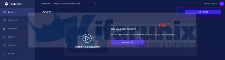 Setup Secure SSH Access on Linux Servers using Teleport - kifarunix.com