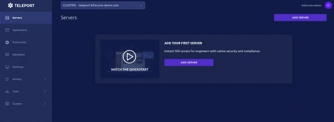Install and Setup Teleport Access Plane on Linux - kifarunix.com