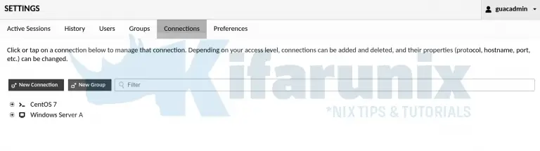Configure Guacamole MySQL Database Authentication - kifarunix.com