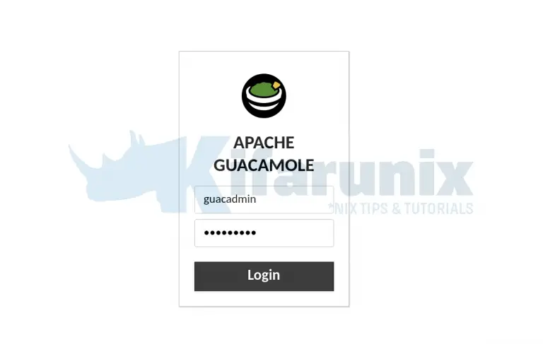 Configure Guacamole MySQL Database Authentication - kifarunix.com