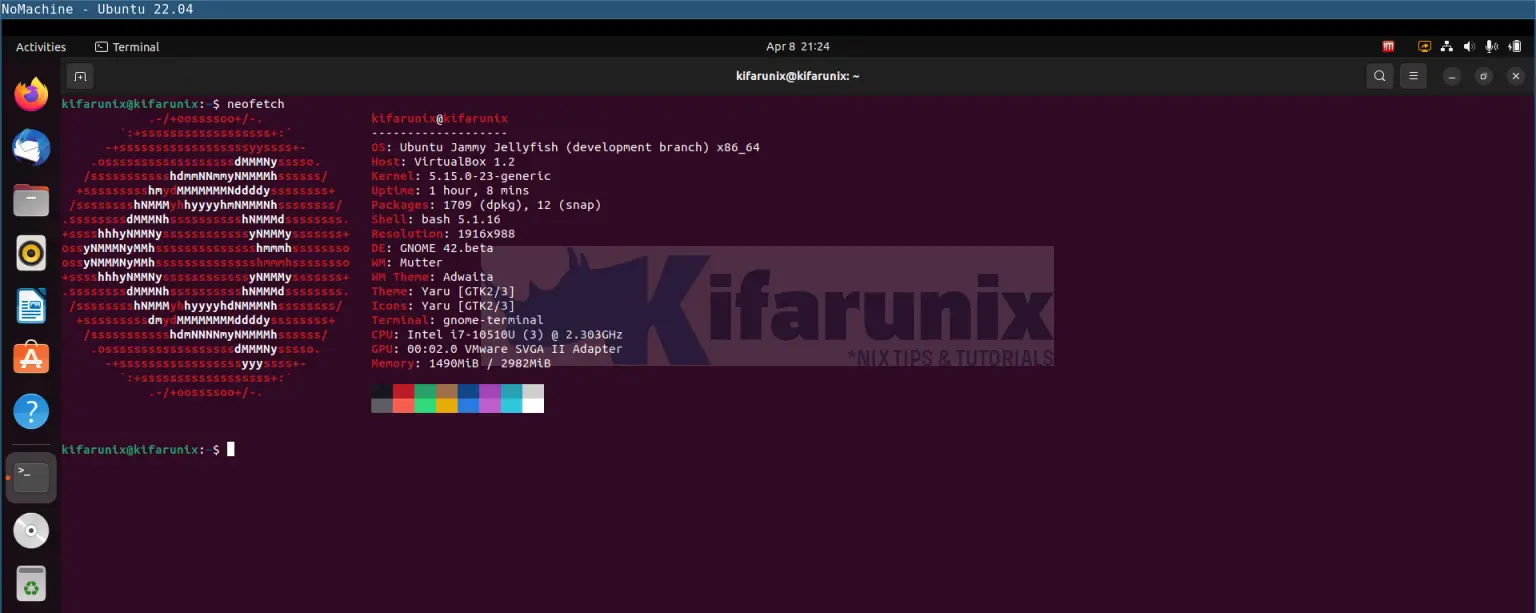 Install NoMachine on Ubuntu 24.04/Ubuntu 22.04 - kifarunix.com