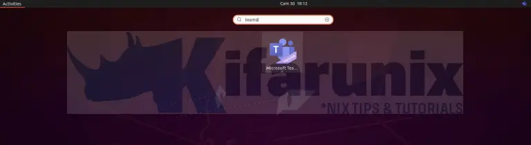 Install Microsoft Teams Client on Ubuntu 20.04/18.04 - kifarunix.com