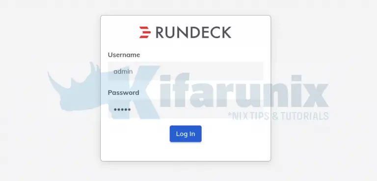 Install Rundeck on Ubuntu 22.04 - kifarunix.com