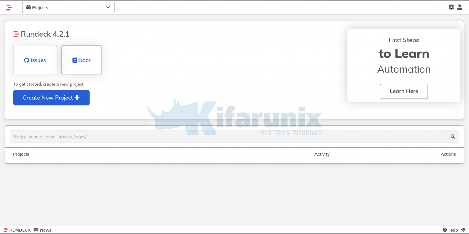 Install Rundeck on Rocky Linux - kifarunix.com