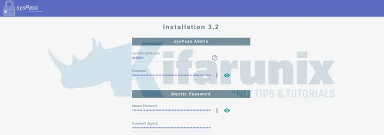 Install sysPass Password Manager on Rocky Linux - kifarunix.com