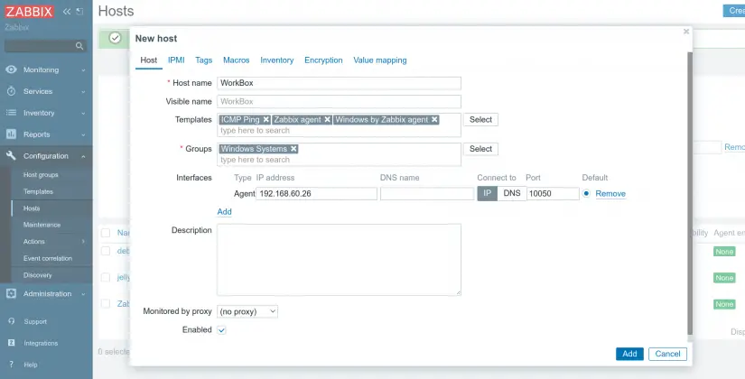 Add Hosts to Zabbix Server for Monitoring - kifarunix.com