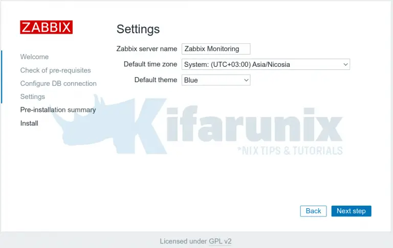 Install Zabbix Server on Ubuntu 22.04 - kifarunix.com