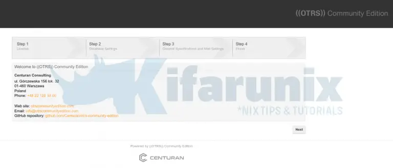 Install OTRS Ticketting System on Ubuntu 22.04 - kifarunix.com