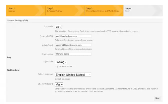 Install OTRS Ticketting System on Ubuntu 22.04 - kifarunix.com