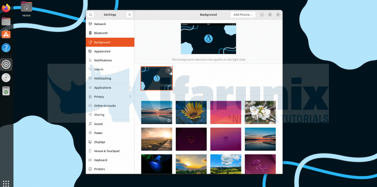Change Desktop and Login Screen Background on Ubuntu 22.04 - kifarunix.com