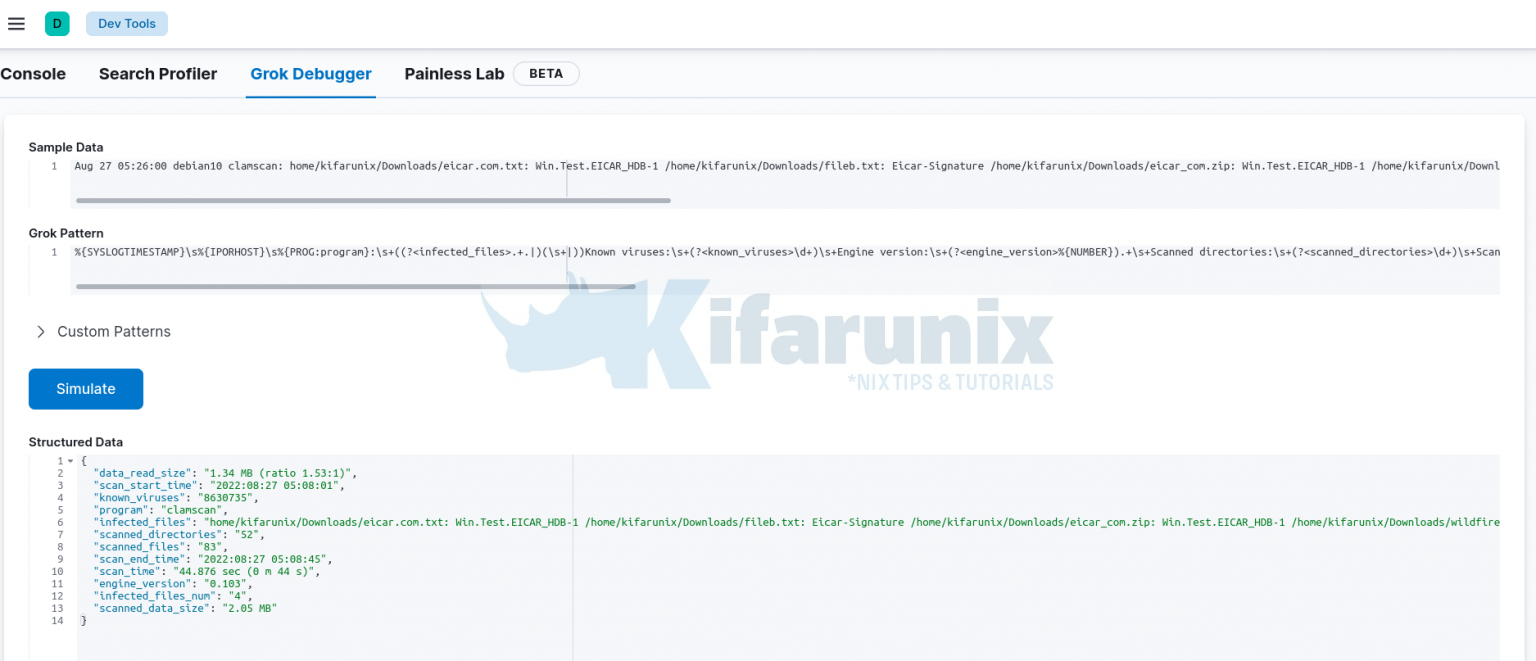Visualize Clamav Scan Logs On Elk Stack Kibana 2012