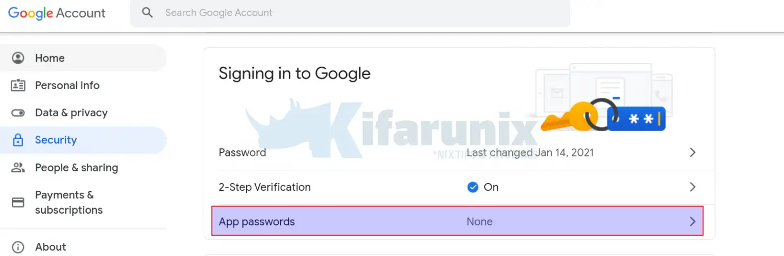 Configure Postfix to Use Gmail App Passwords - kifarunix.com