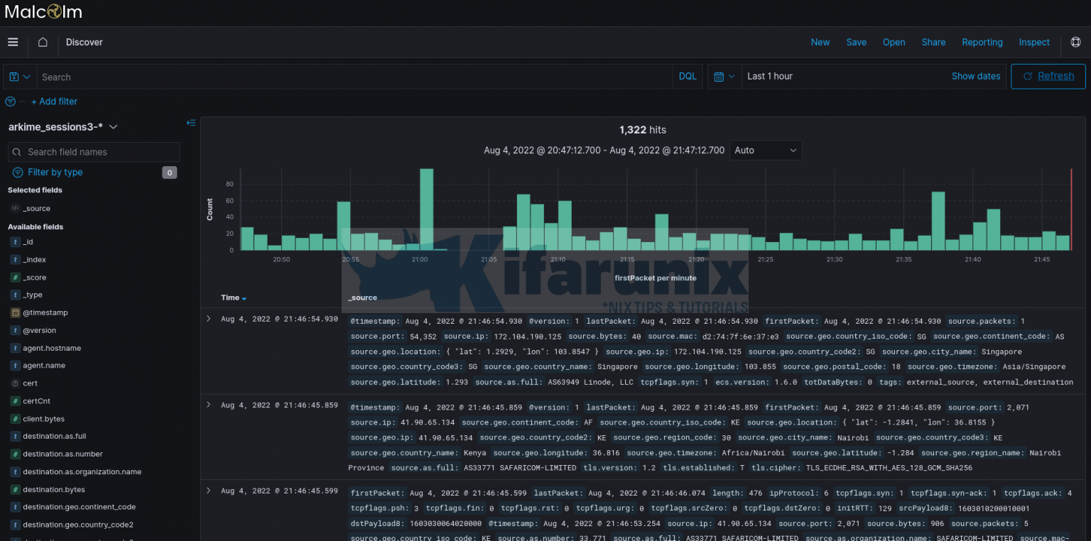 Analyze Pcap Files Using Malcolm Network Traffic Analysis Tool