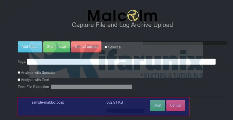 Analyze PCAP Files using Malcolm Network Traffic Analysis tool ...