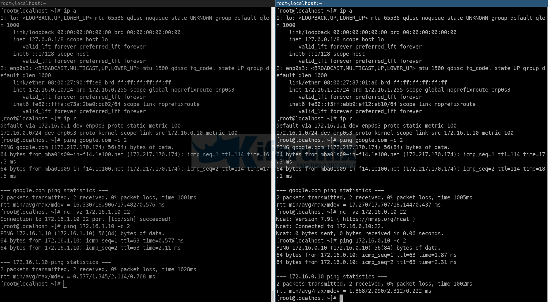 Configure Centosrockyoracle Linux As A Linux Router