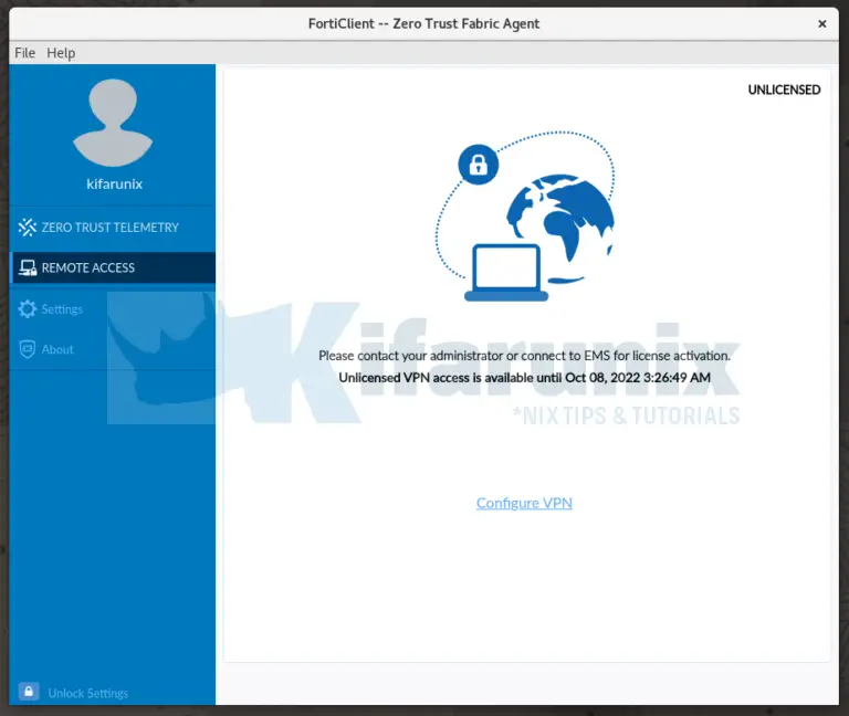 Easily Install FortiClient VPN on Oracle Linux - kifarunix.com
