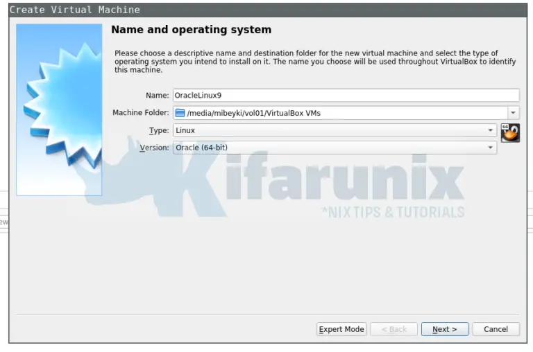 Install Oracle Linux 9 On Virtualbox