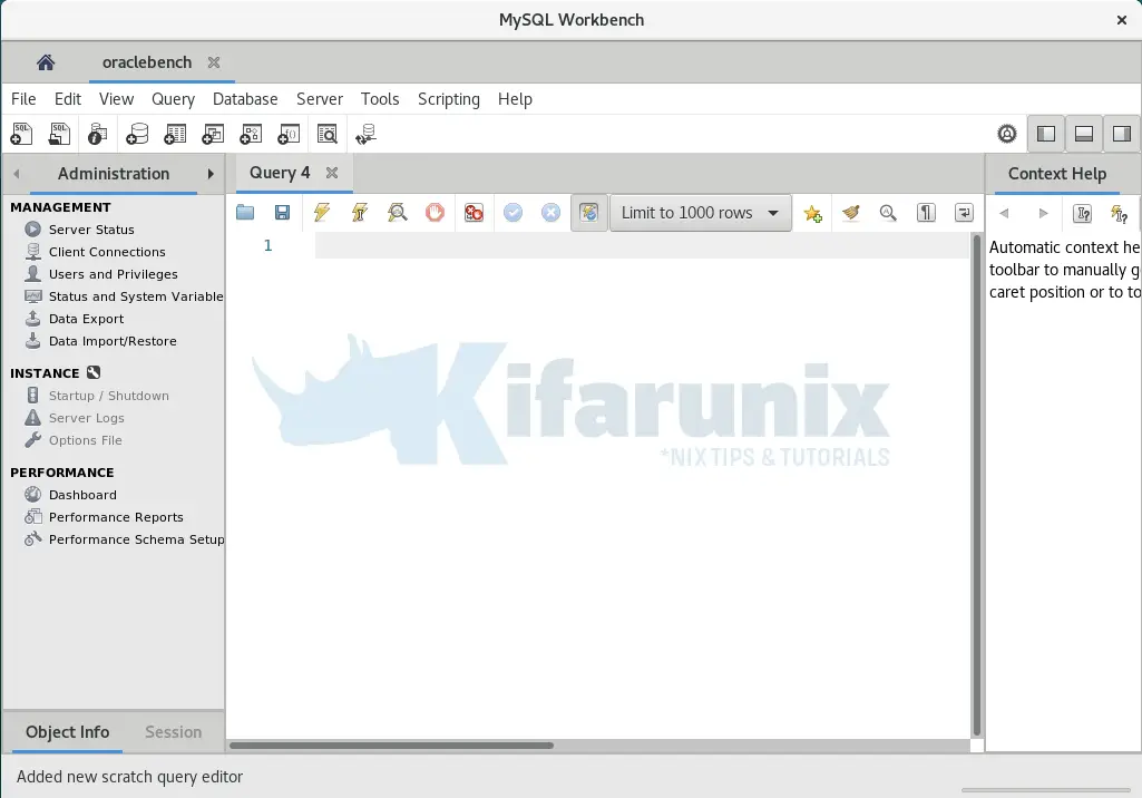 Install Mysql Workbench On Oracle Linux 8