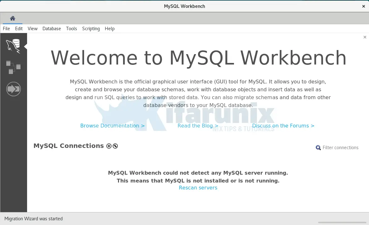 Install Mysql Workbench On Oracle Linux 8
