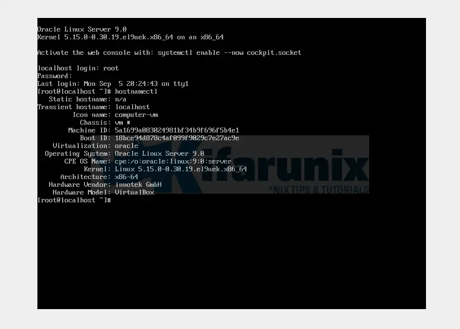 Install Oracle Linux 9 On Virtualbox