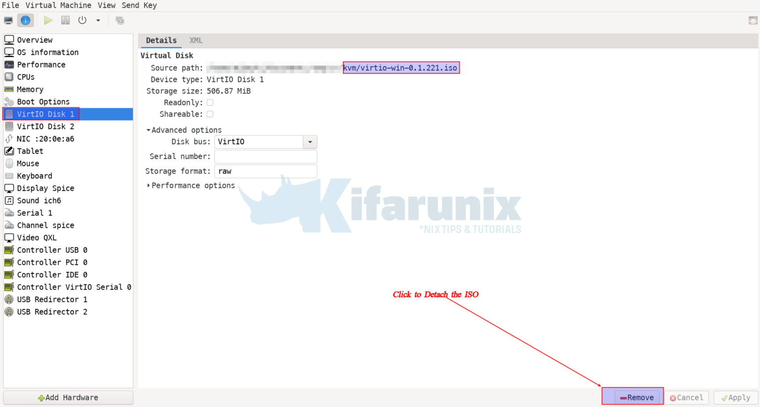 Change Windows Boot Device from IDE to Virtio on KVM - kifarunix.com