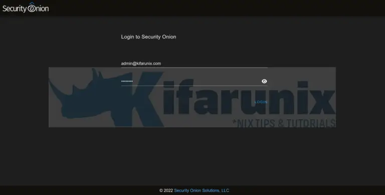 Install and Setup Security Onion on VirtualBox - kifarunix.com